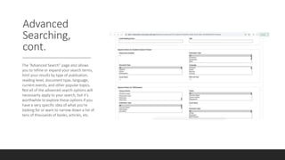 Explore Your World with EBSCO's Explora | PPTX