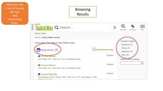 LIS702 Instructional Presentation of GALE Kids InfoBits | PPT