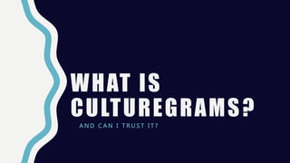 Culturegrams Instructional Tool (LIS 704) | PPT