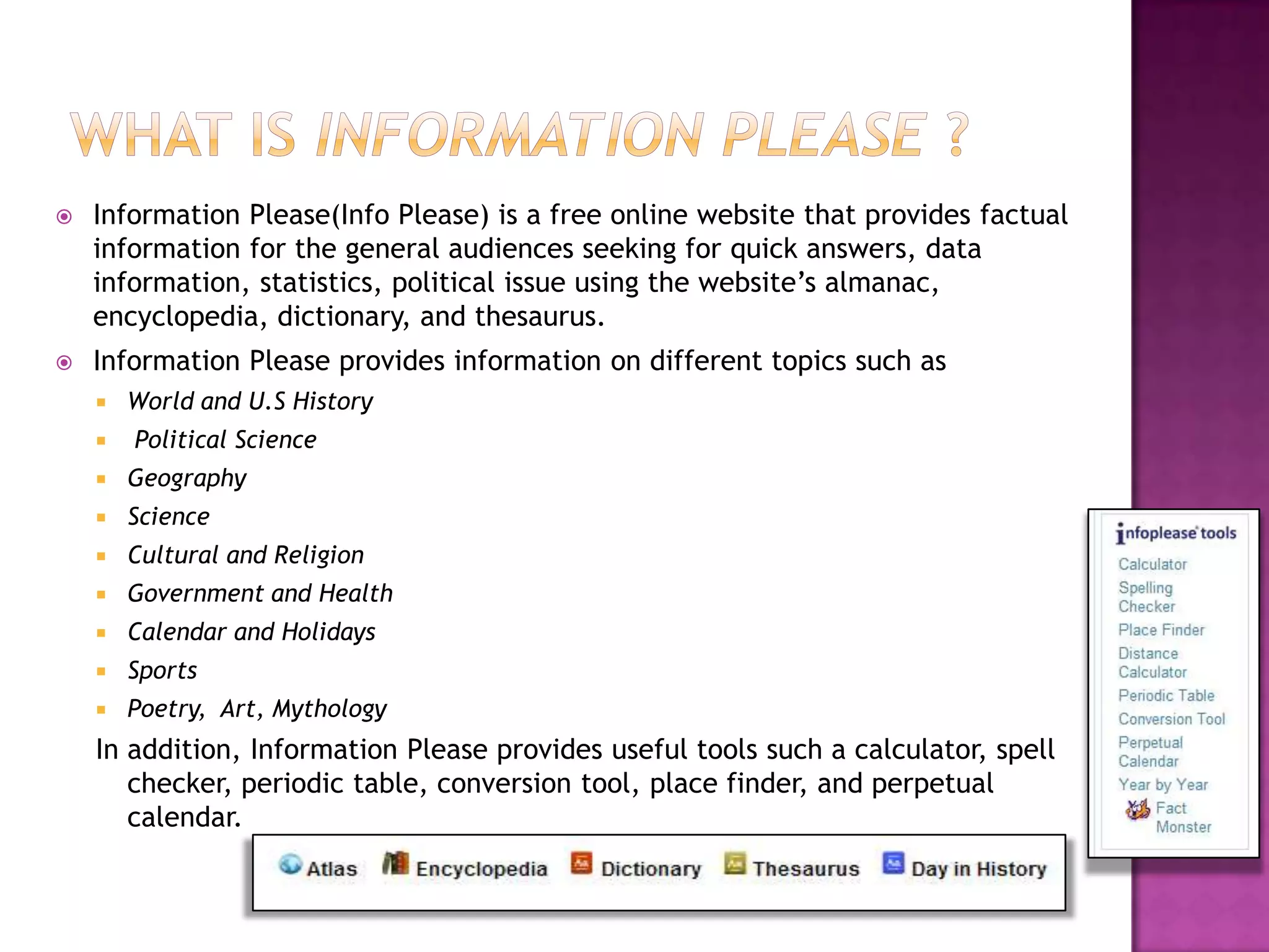 LIS 704 Ready Reference Presentation | PPT