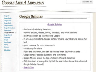Google Like a Librarian | PPTX