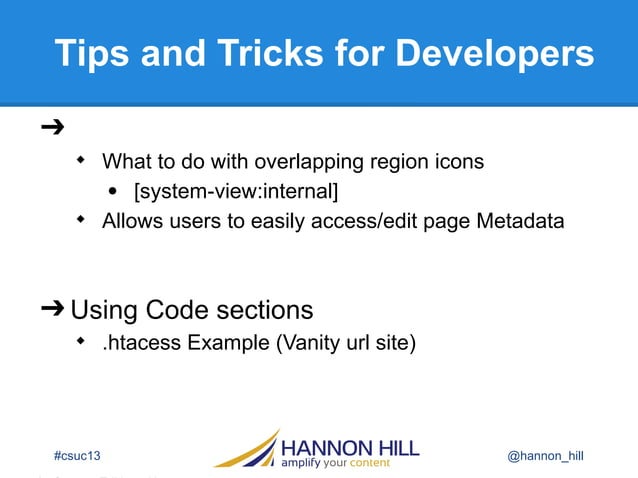 Cascade Server Tips & Tricks | PPT