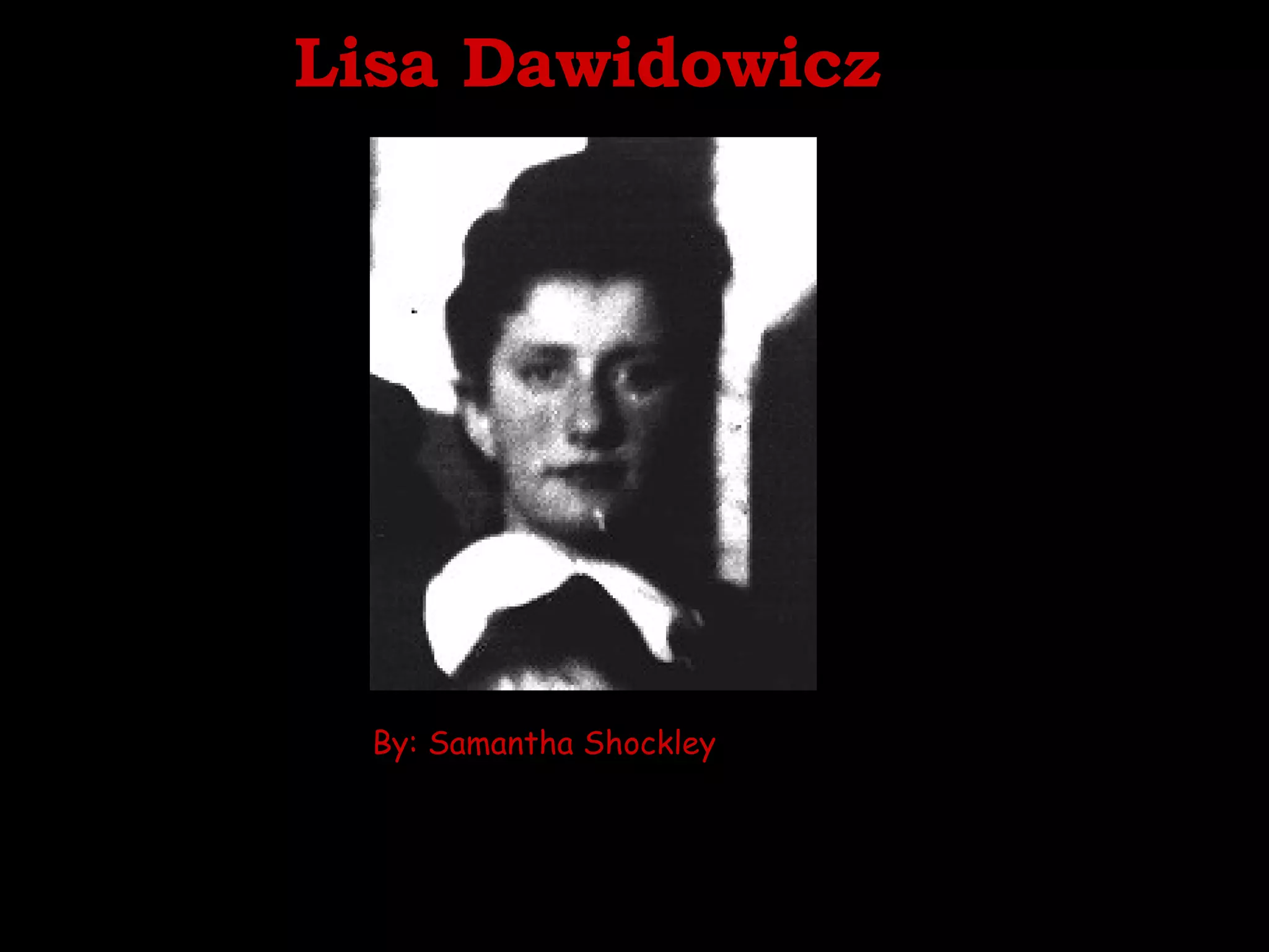 Lisa Dawidowicz | PPT
