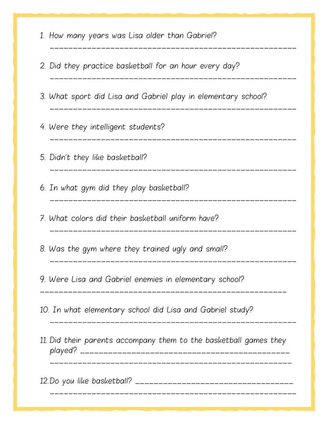 Lisa - Gabriel | PDF | Basketball | Sports