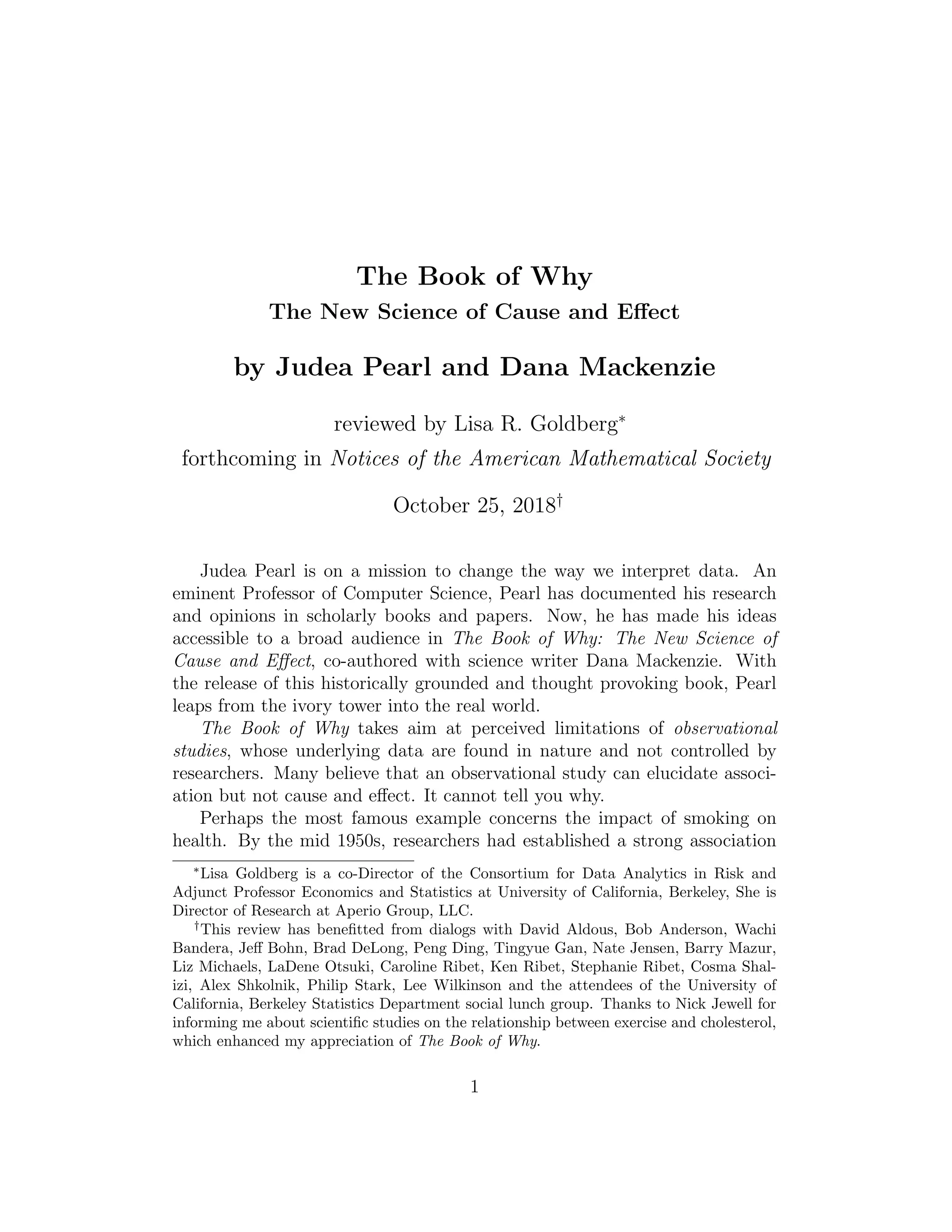 The book of Why | PDF