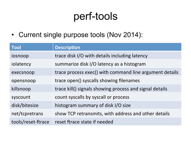 Linux Performance Analysis: New Tools and Old Secrets | PDF