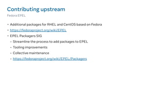 Building community with CentOS Stream | PPT