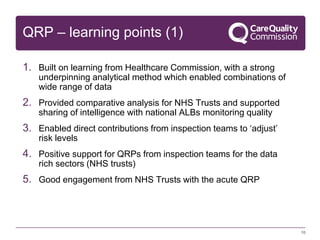 Learning from the Care Quality Commission | PDF