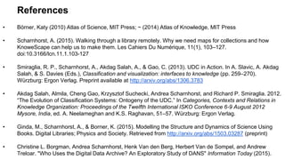 Knowledge maps for libraries and archives - uses and use cases | PPTX
