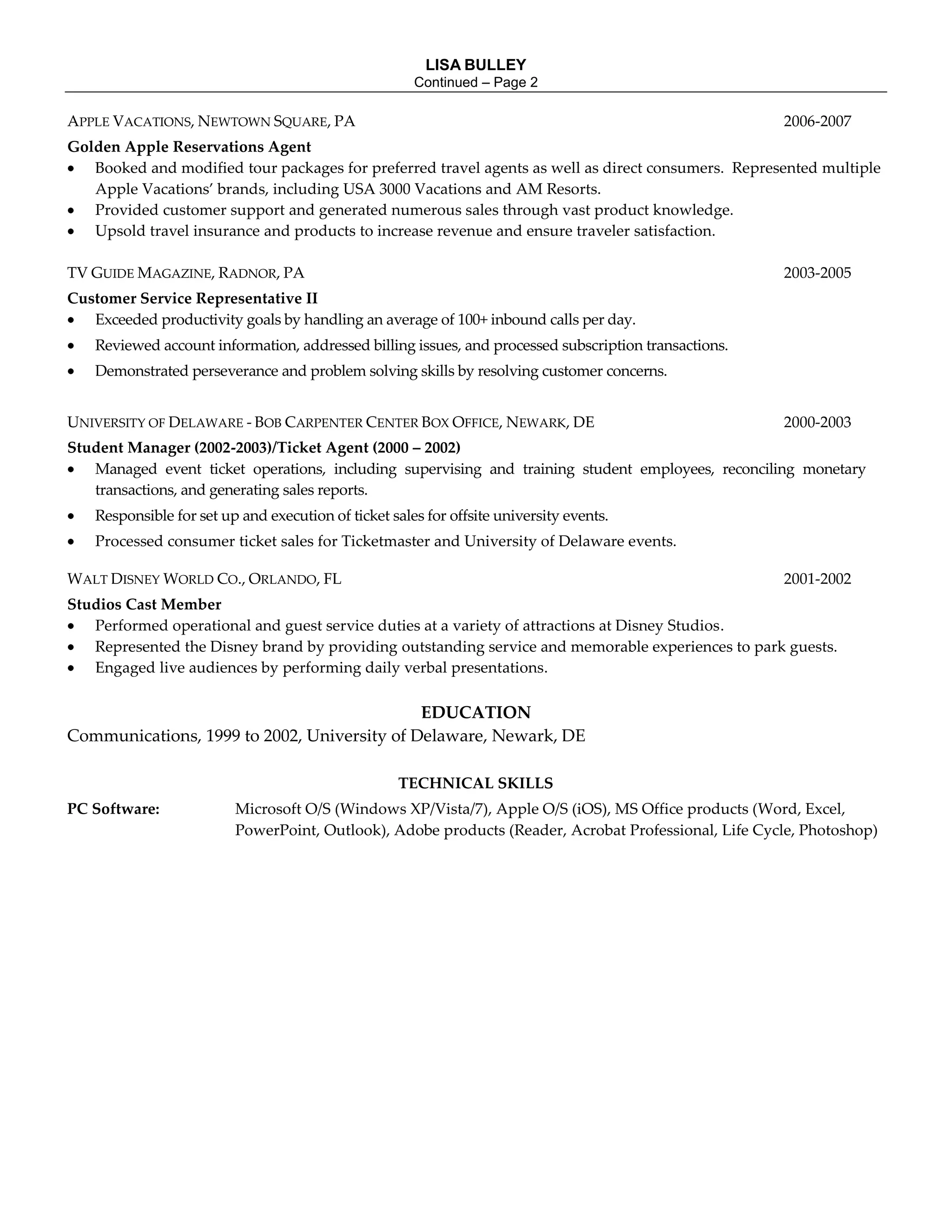 Lisa Bulley 2012 | DOCX