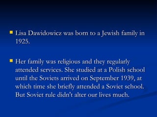 Lisa Dawidowicz | PPT