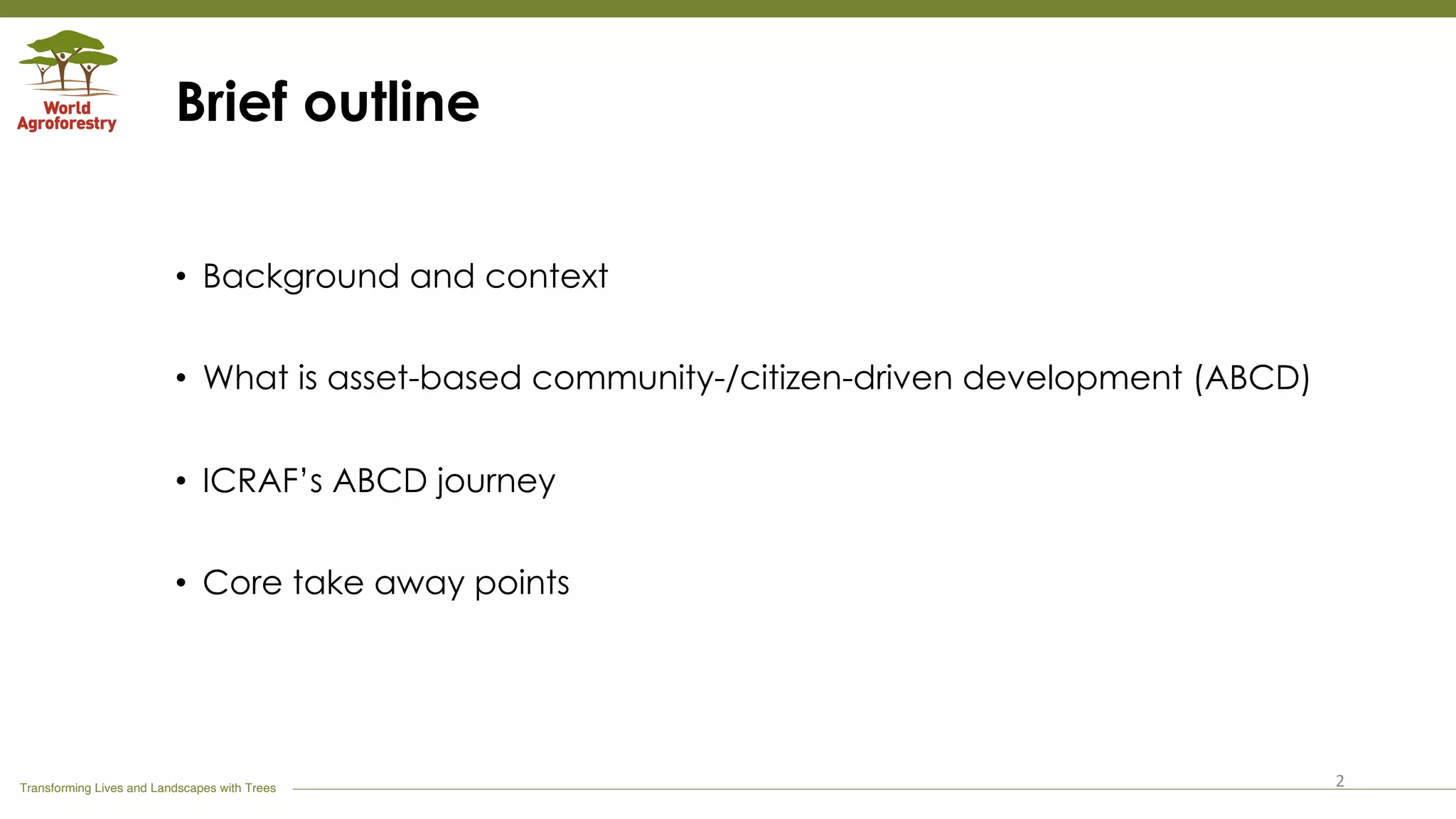 Taking an ABCD approach to foster holistic community development | PPT