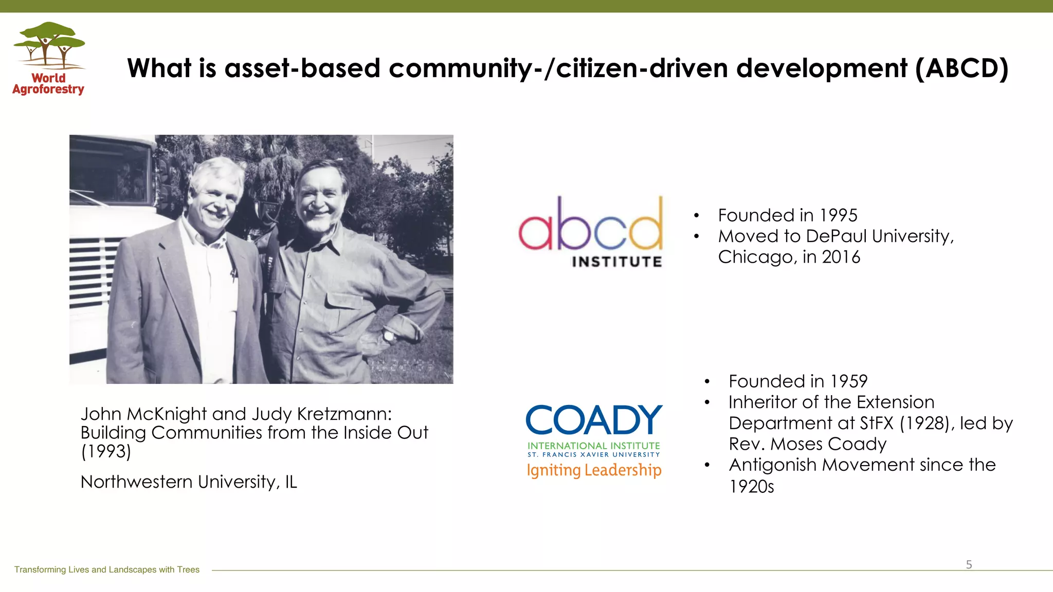 Taking an ABCD approach to foster holistic community development | PPT