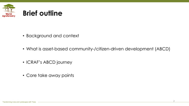 Taking an ABCD approach to foster holistic community development | PPT