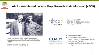 Taking an ABCD approach to foster holistic community development | PPT