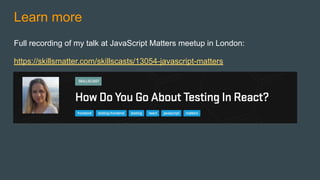 Five steps towards your testing dream | PPT