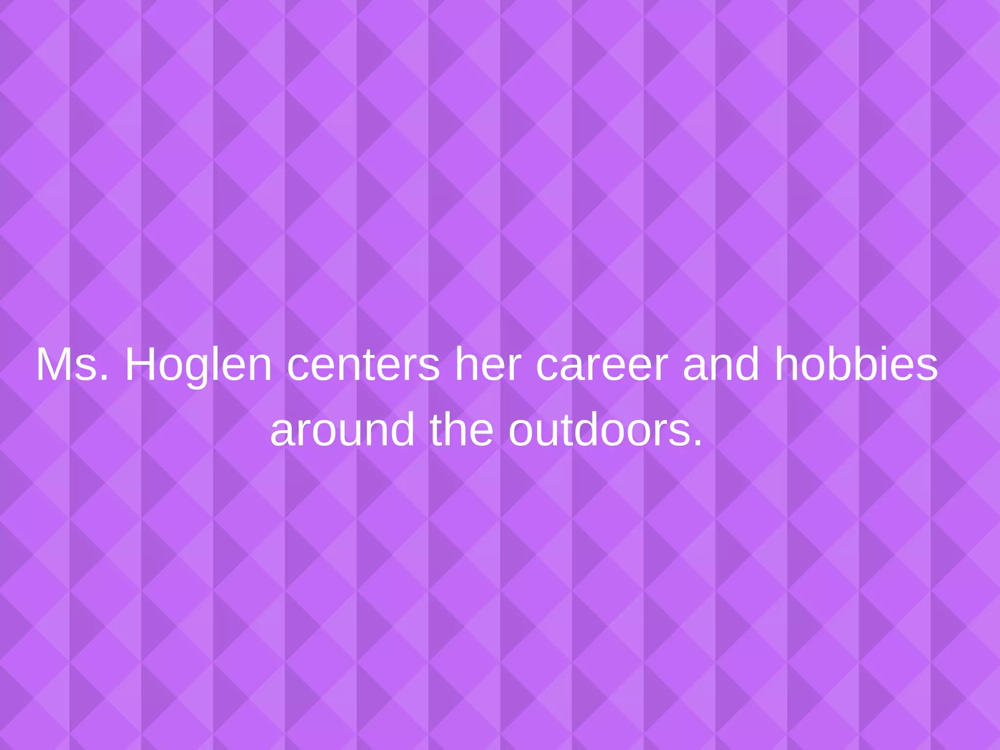 Lisa hoglen of antioch, ca outdoor enthusiast | PDF