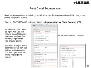 Point cloud classifiation including Powerlines with Laserdata LIS ...