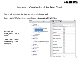 Point cloud classifiation including Powerlines with Laserdata LIS ...