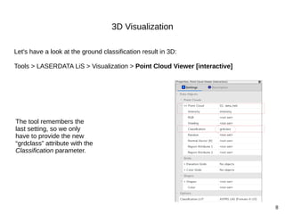 Point cloud classifiation including Powerlines with Laserdata LIS ...