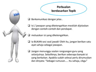 Lisan bahagian perbualan | PPT