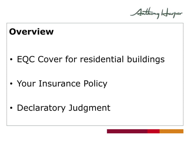 Understanding your rights under the EQC Act 1993 and your Insurance ...