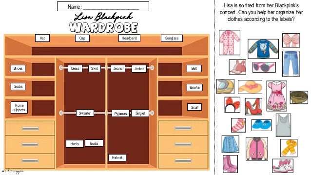 Lisa's Blackpink Wardrobe Worksheet | PPT