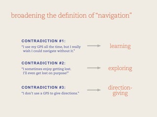 Lisa Woods Design Research: Navigation | PDF