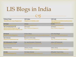 Library and Information Science (LIS) Education and Employment through ...