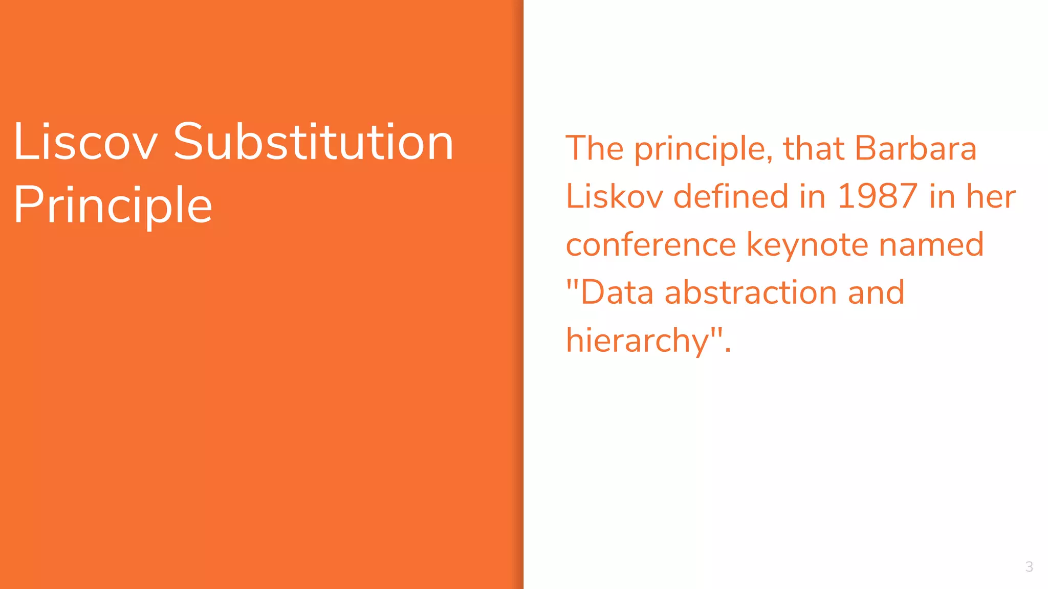 Liscov substitution principle | PDF | Programming Languages | Computing