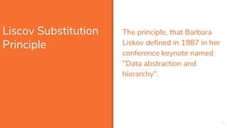 Liscov substitution principle | PDF