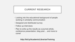 Researching in the Workplace | PPTX