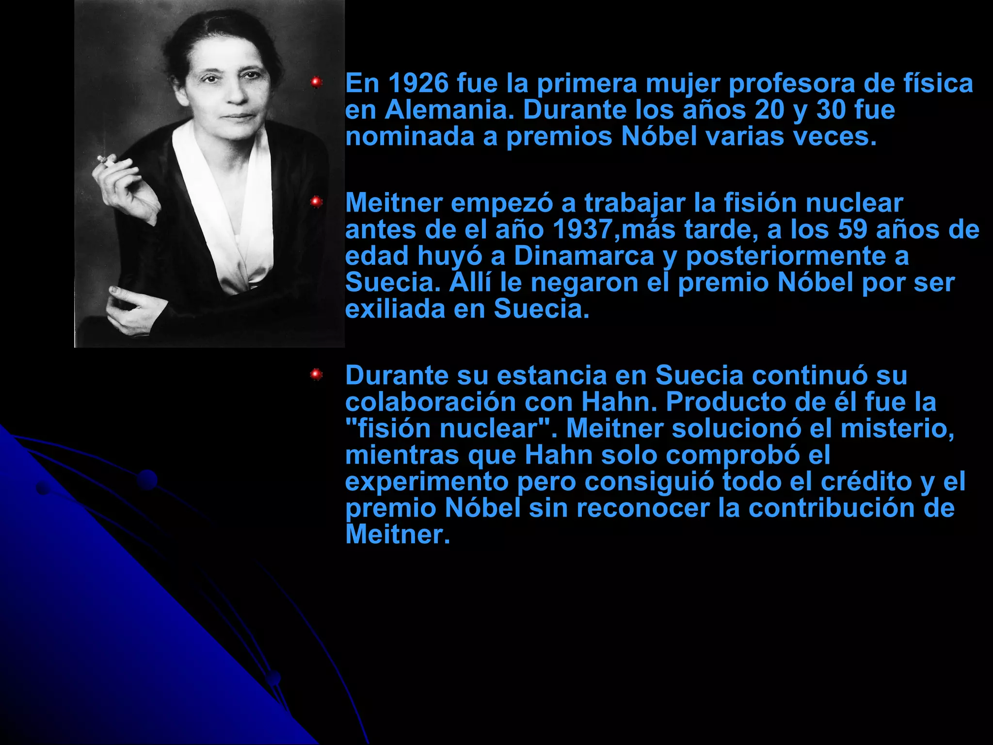 Lise Meitner Miriam Oliva Y Susana Gonz+íLez | PPT