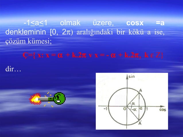 LİSE - TRİGONOMETRİK DENKLEMLER (SLAYT) | PPT