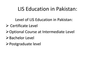 LIS Edu in Pakistan.pptx