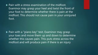 Lisfranc injury | PPTX