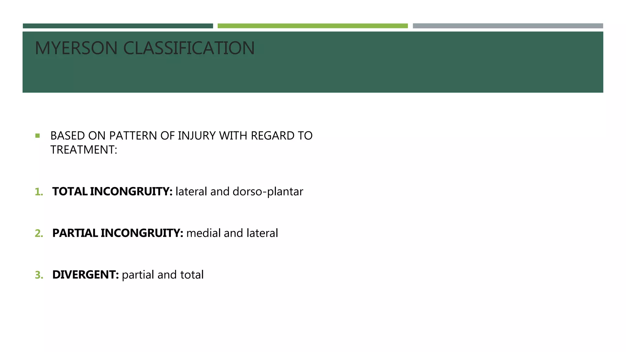 Lisfranc injuries | PPTX