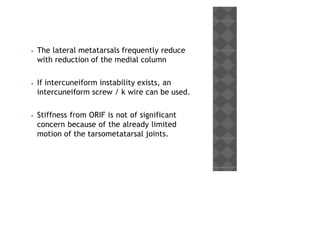 Lisfranc fracture dislocation | PPT