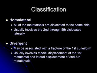 Lisfranc fractures | PPT