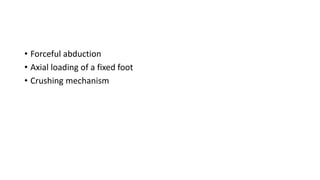 approach to LISFRANC INJURIES of the foot | PPT