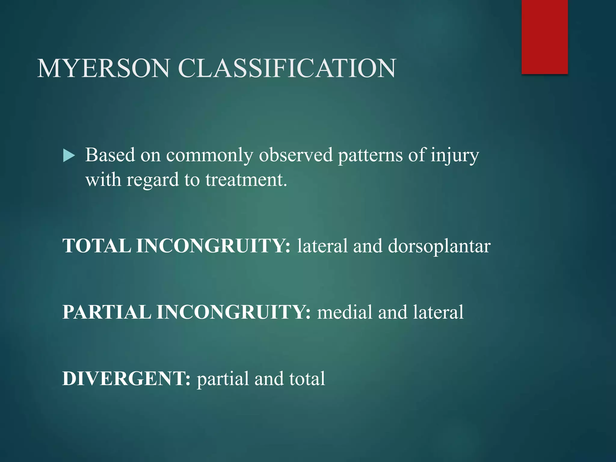 Lisfranc injury | PPTX