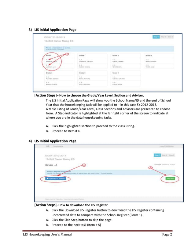 Lis housekeeping users manual (formal school) | DOCX