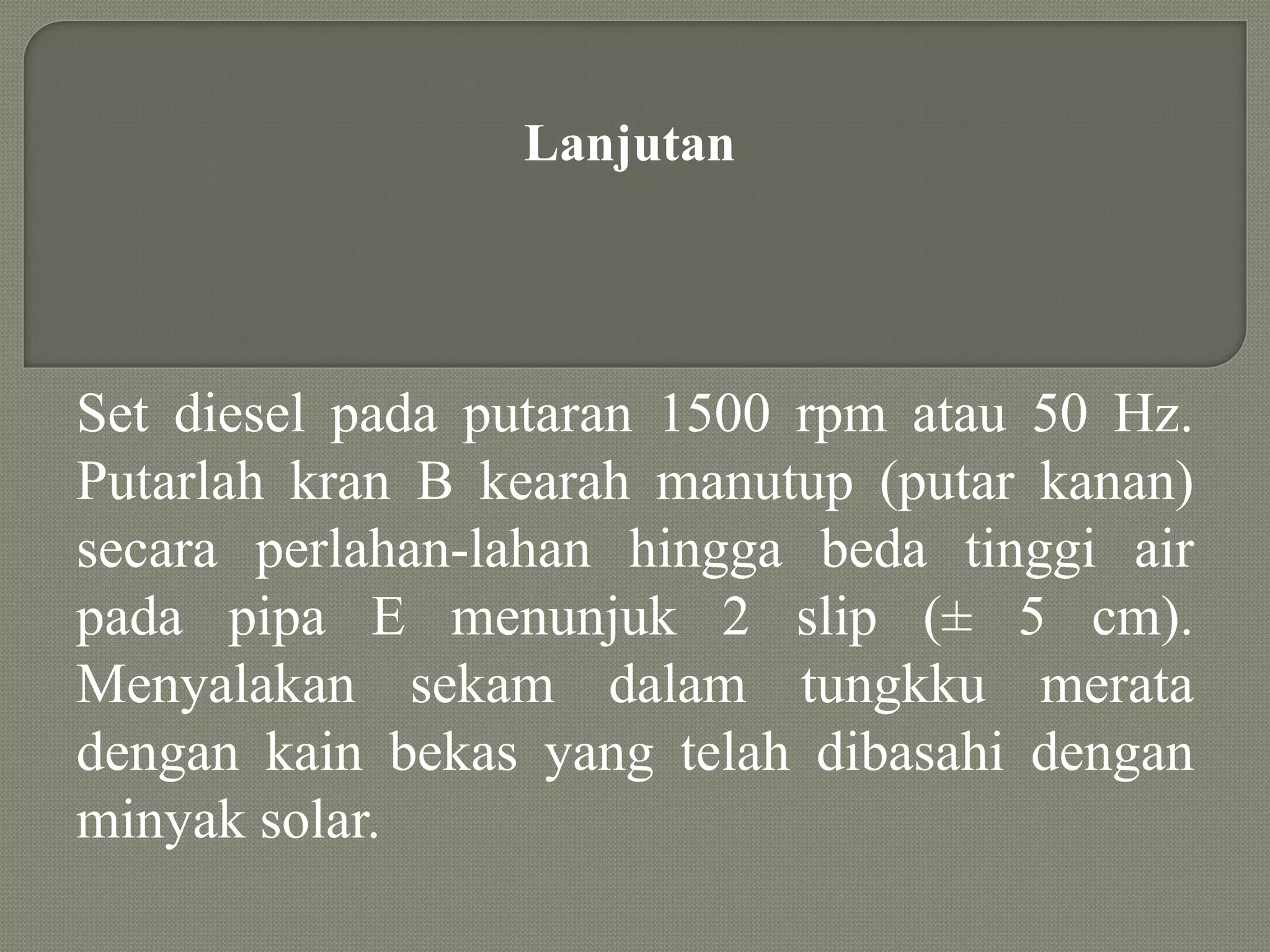 sekam (kulit biji padi) sebagai sumber pembangkit listrik tenaga diesel ...