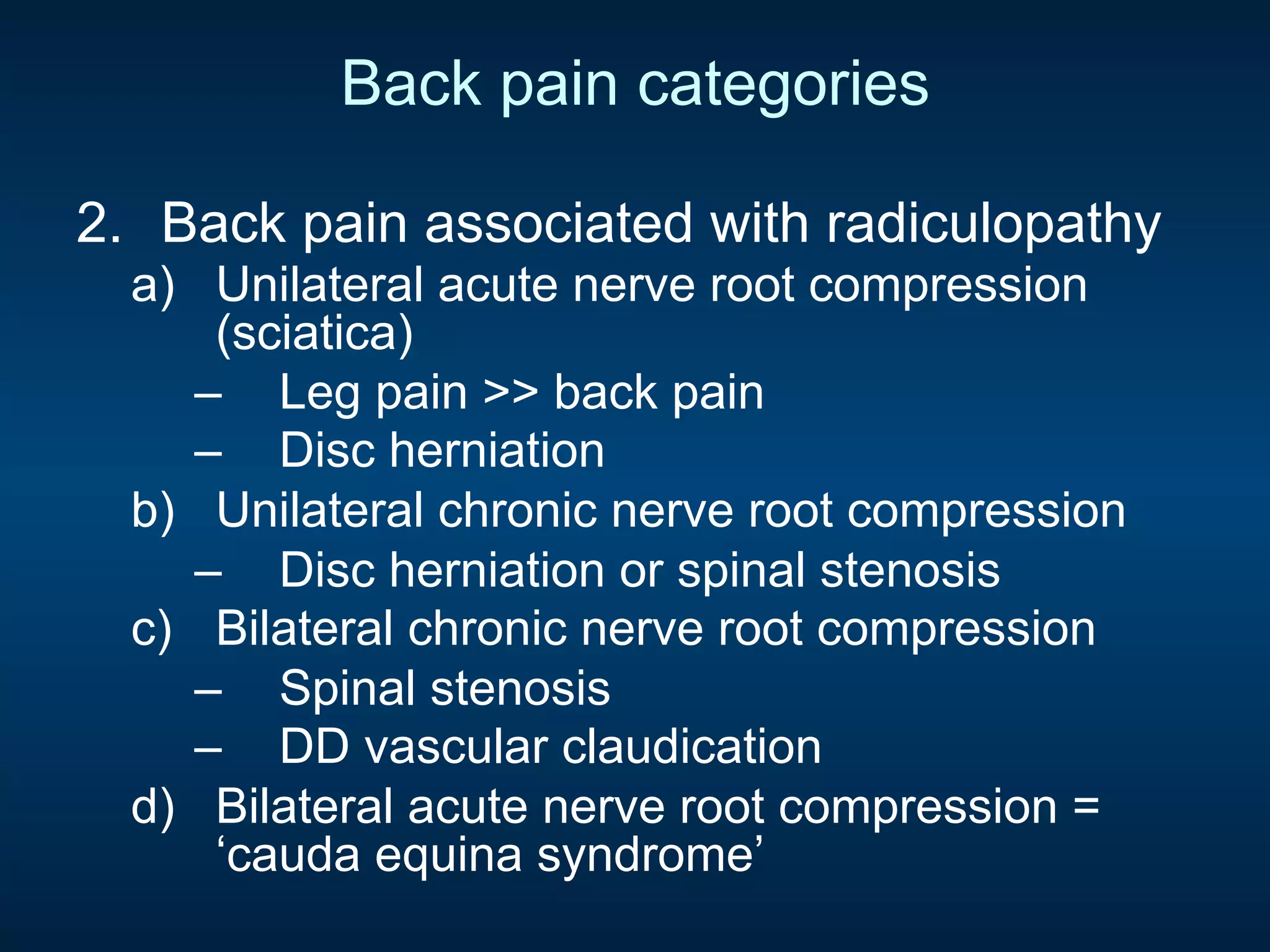 Appropriate imaging for back pain | PDF