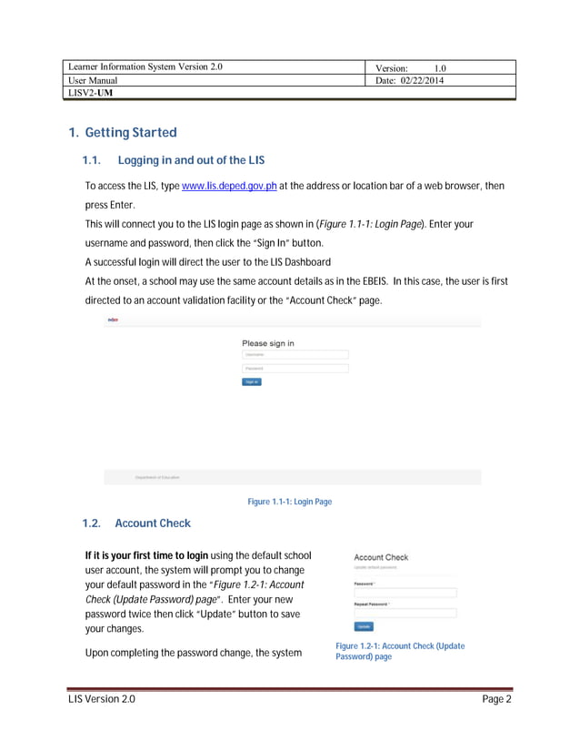 Lis manual | PDF