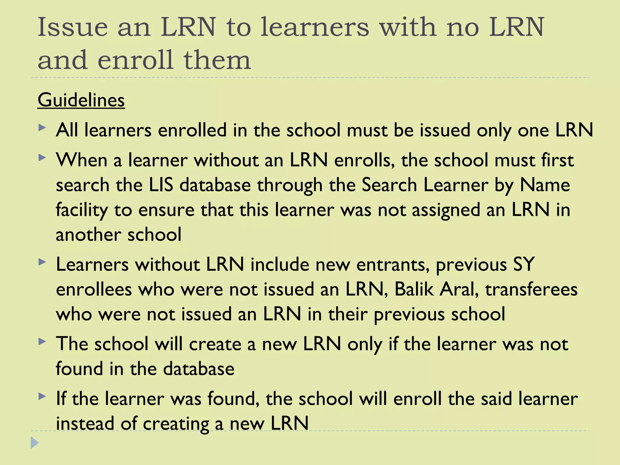 Learner Information System | PPT