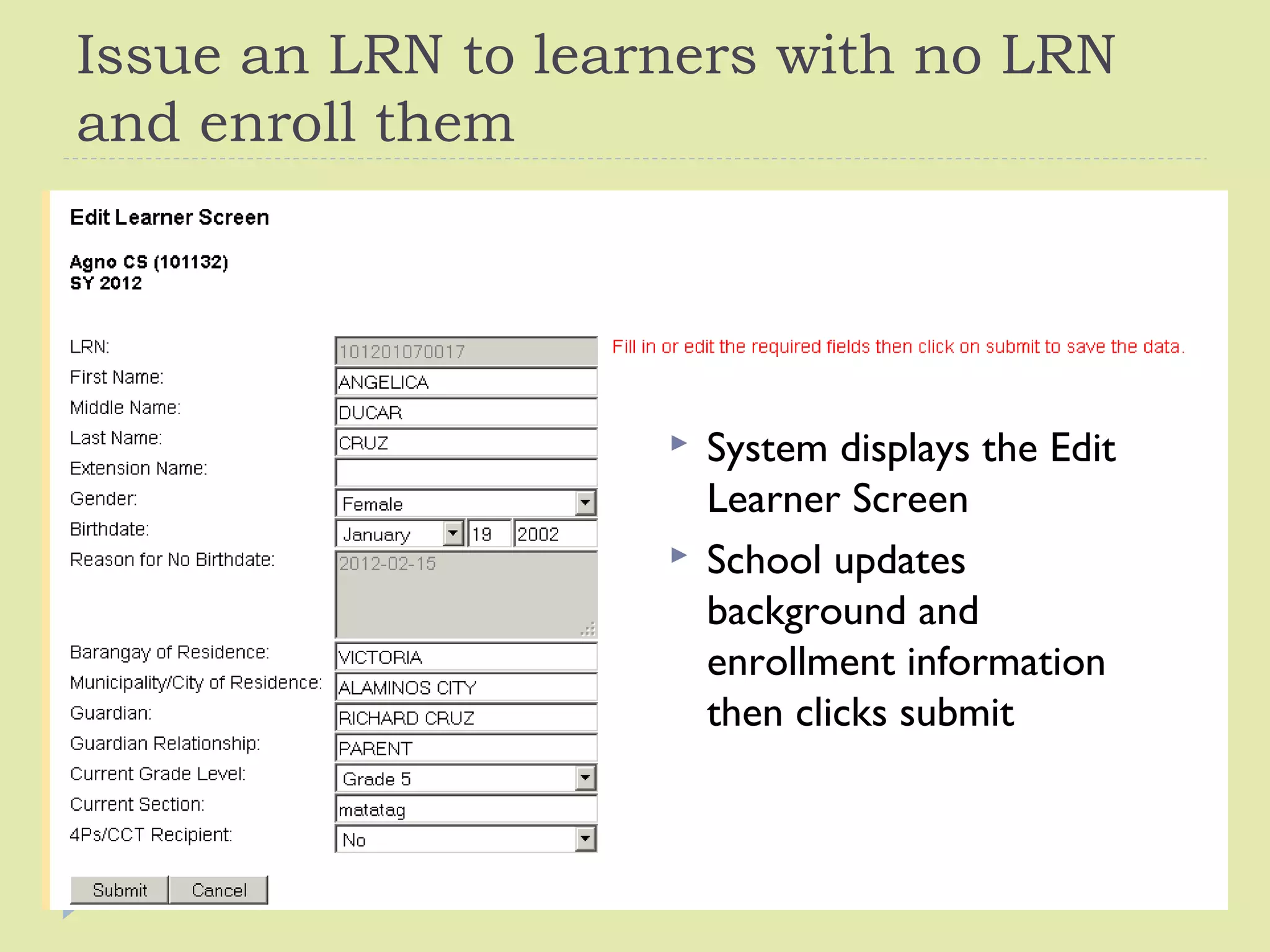 Learner Information System | PPT