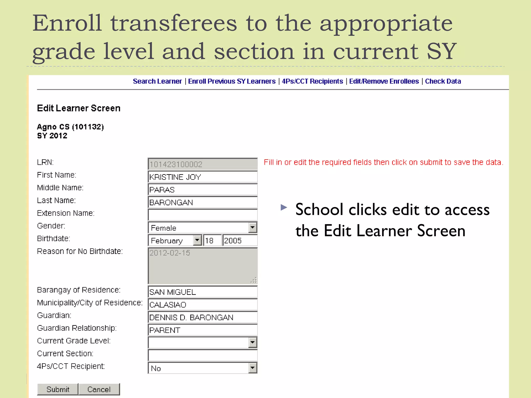 Learner Information System | PPT