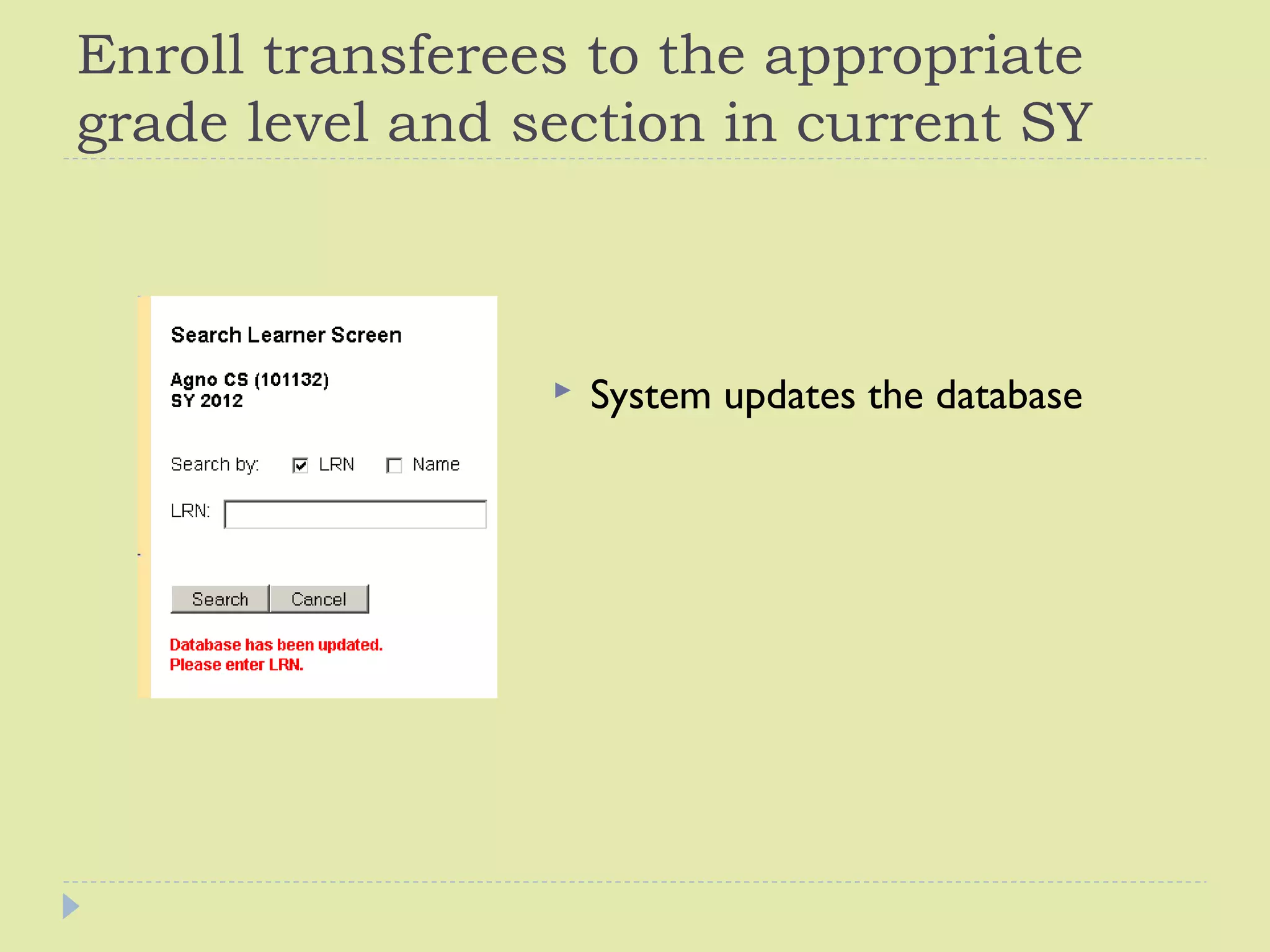 Learner Information System | PPT