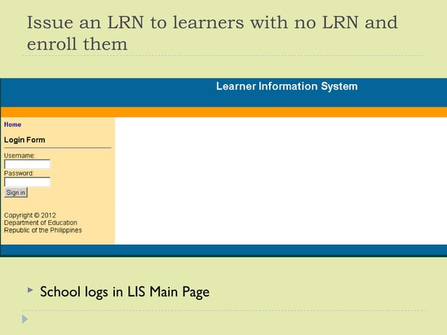 Learner Information System | PPT